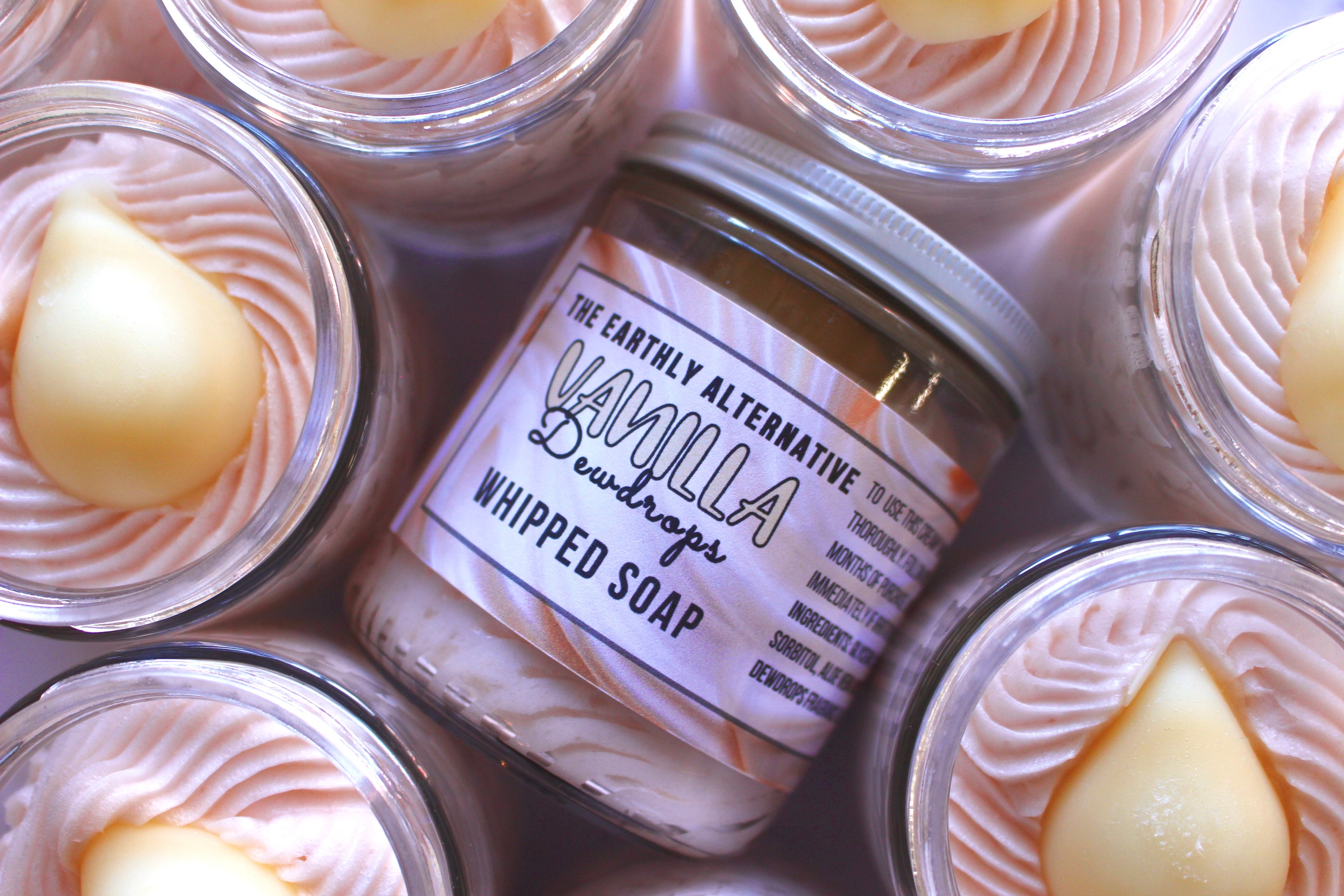 Vanilla Dewdrops Whipped Soap – The Earthly Alternative